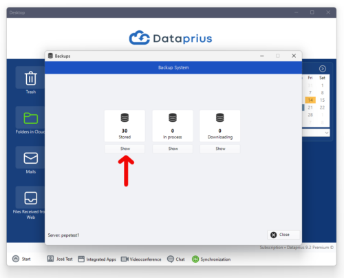 Cloud Backups | Manual Dataprius